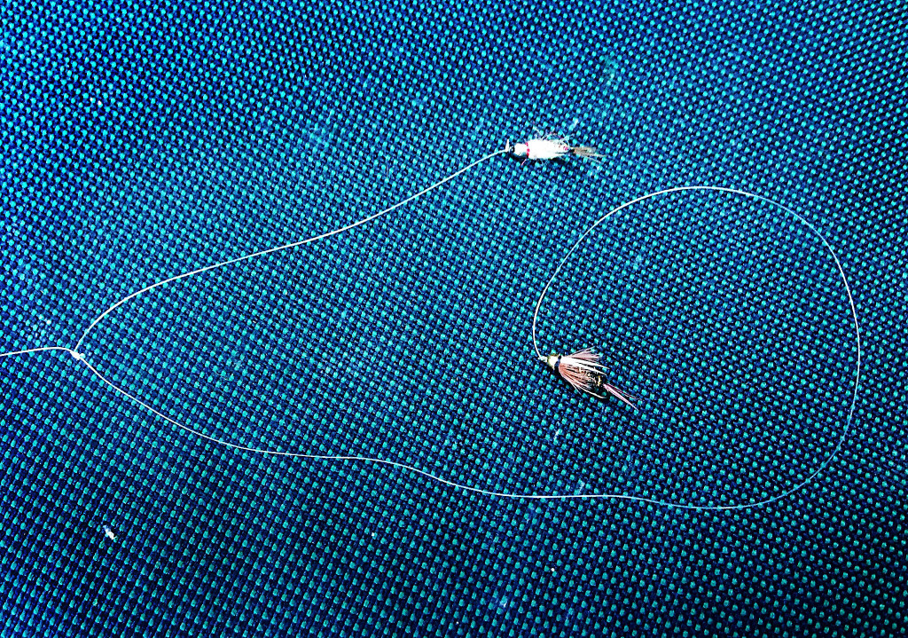 Setting Up Nymphs Off Dry Flies for a Double Setup on a Fly Rod ...